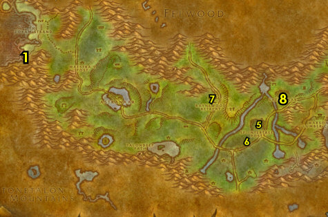 Map of stonetalon mountains - loxawars